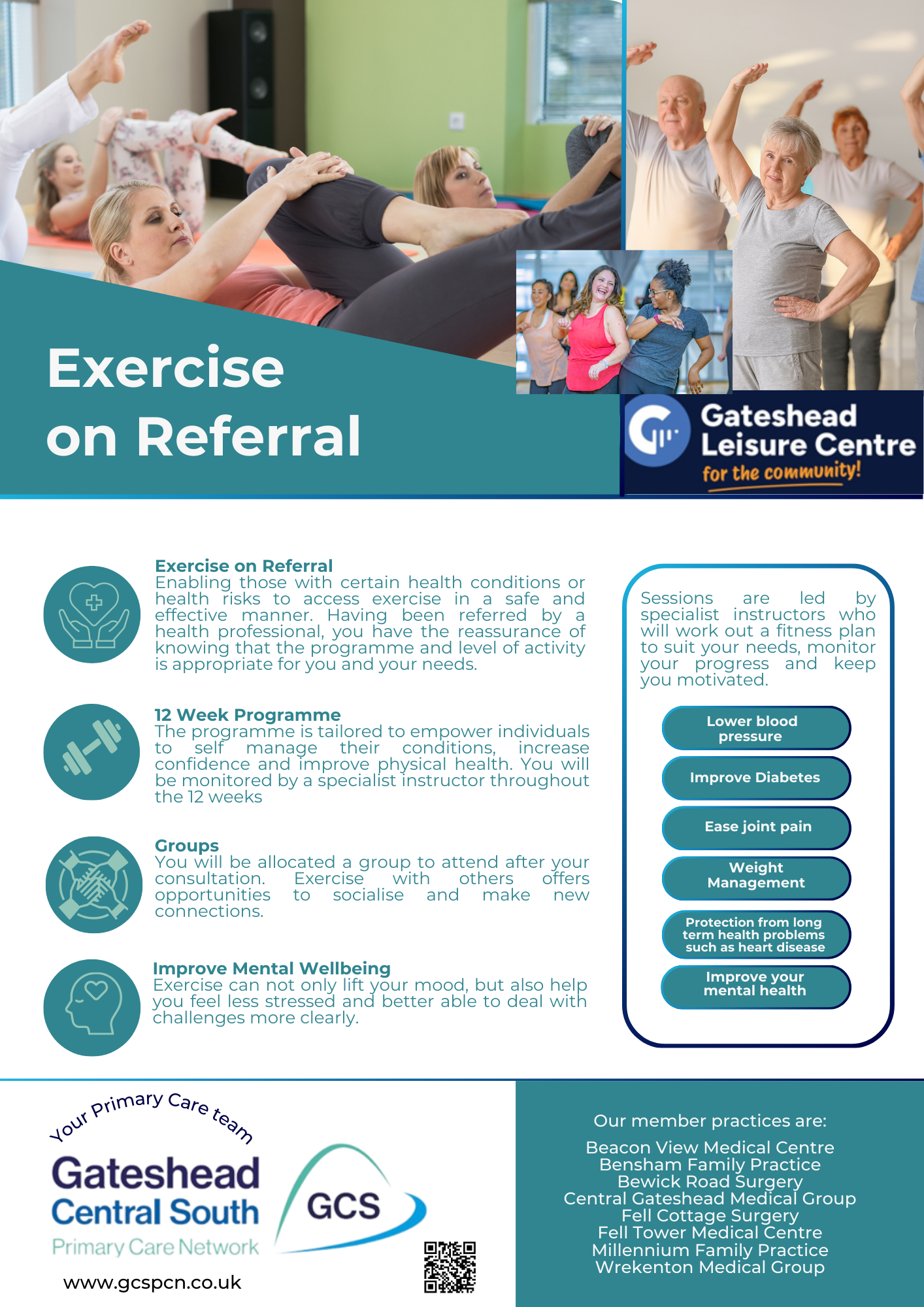Gateshead Central South PCN Exercise on Referral Programme – Beacon ...